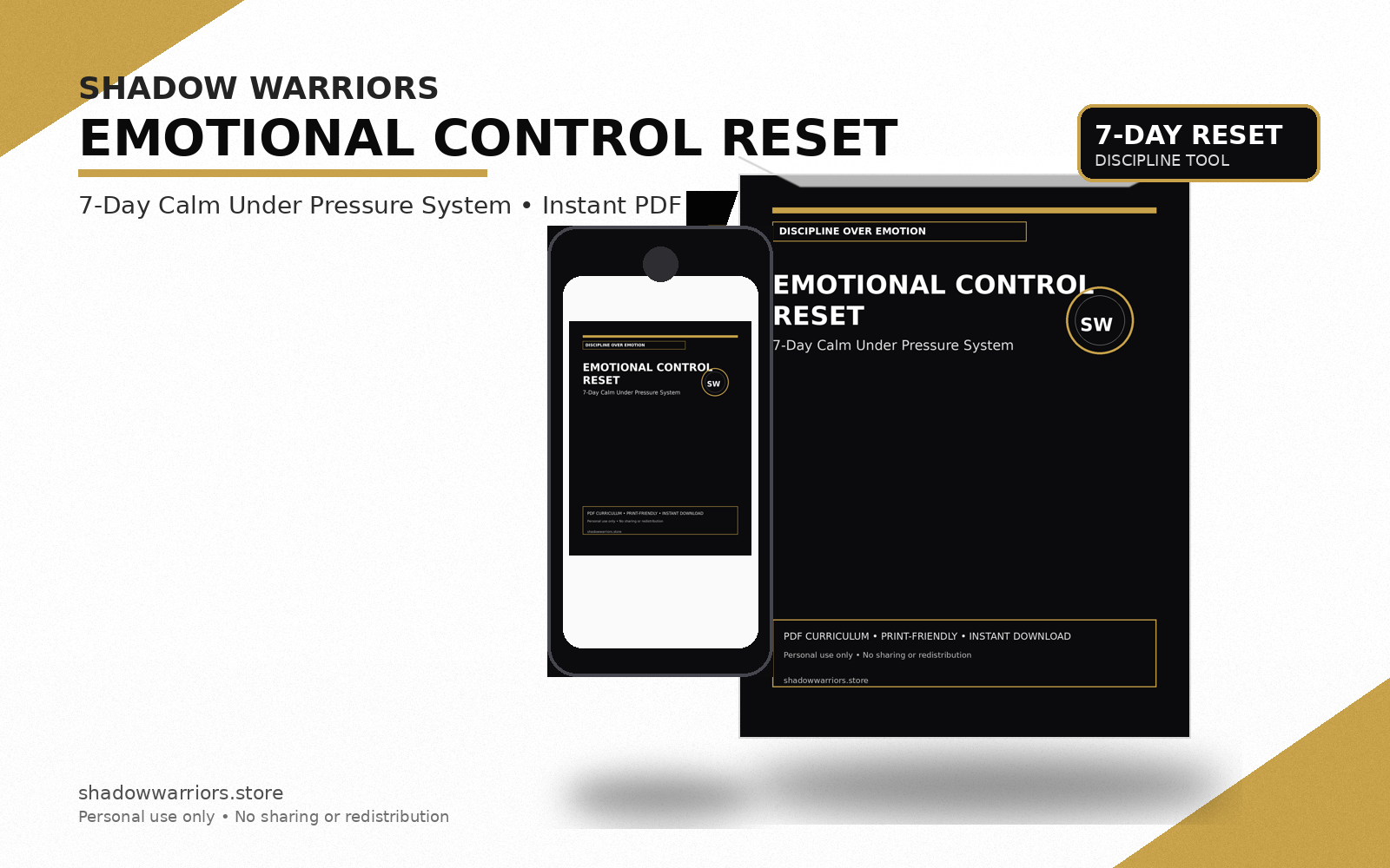 Emotional Control Reset – SHADOW WARRIORS